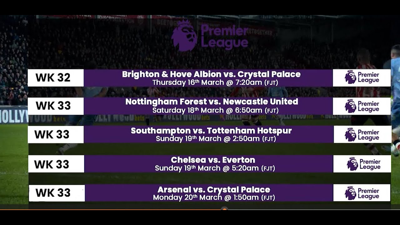 Premier League Week 32/33 ! - YouTube