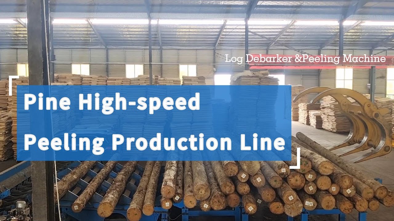 China Debarking Machine & Spindleless Peeling Machine ,Pine High-speed ...