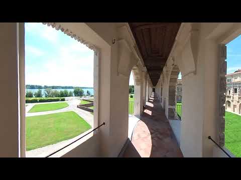 Palazzo Ducale, i suoi giardini e vista lago superiore MANTOVA