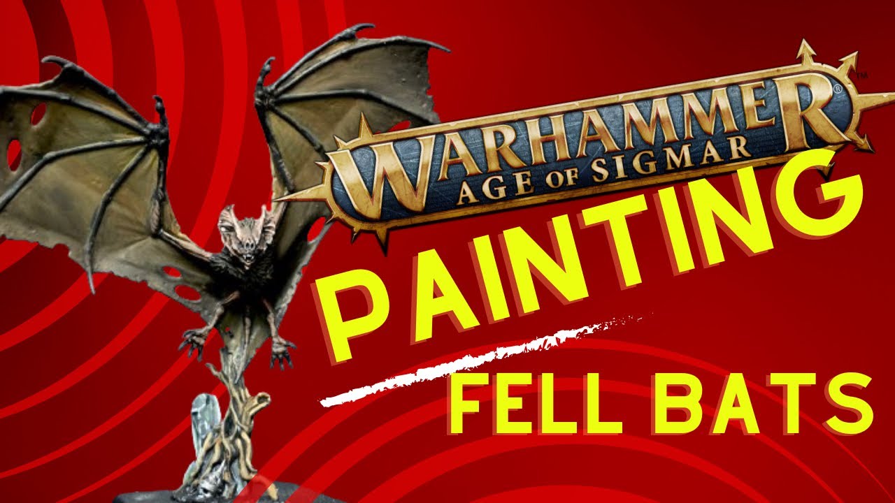 Painting Warhammer Fell Bats For Age Of Sigmar | Tabletop Miniatures ...