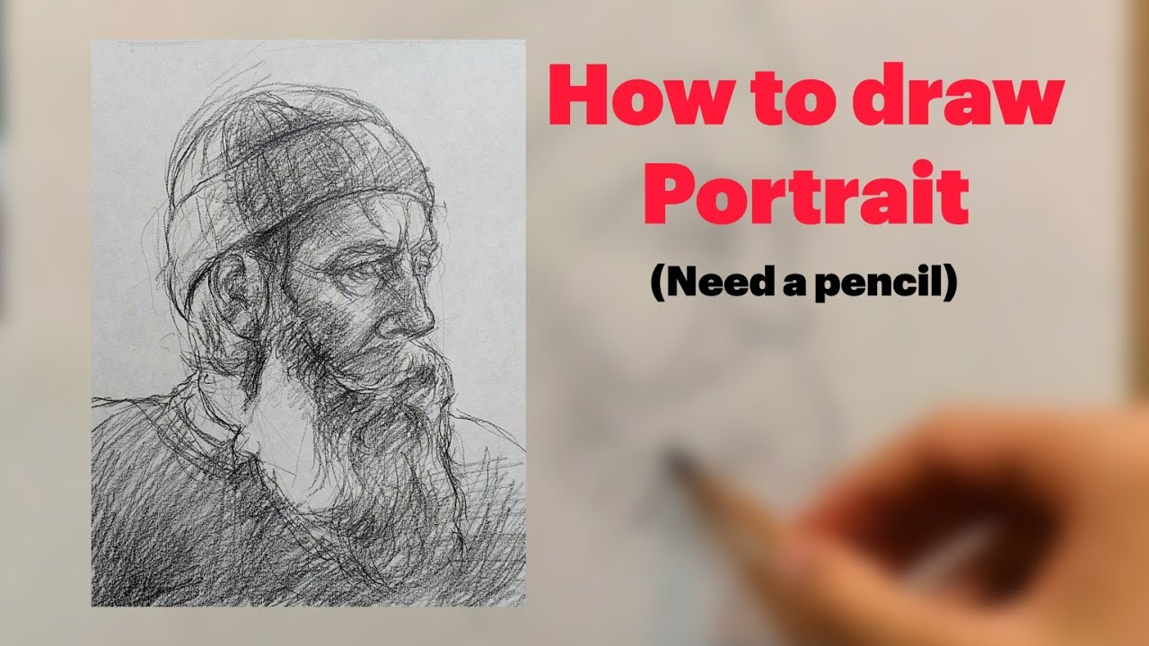 How to draw a portrait(Face Drawing) - YouTube