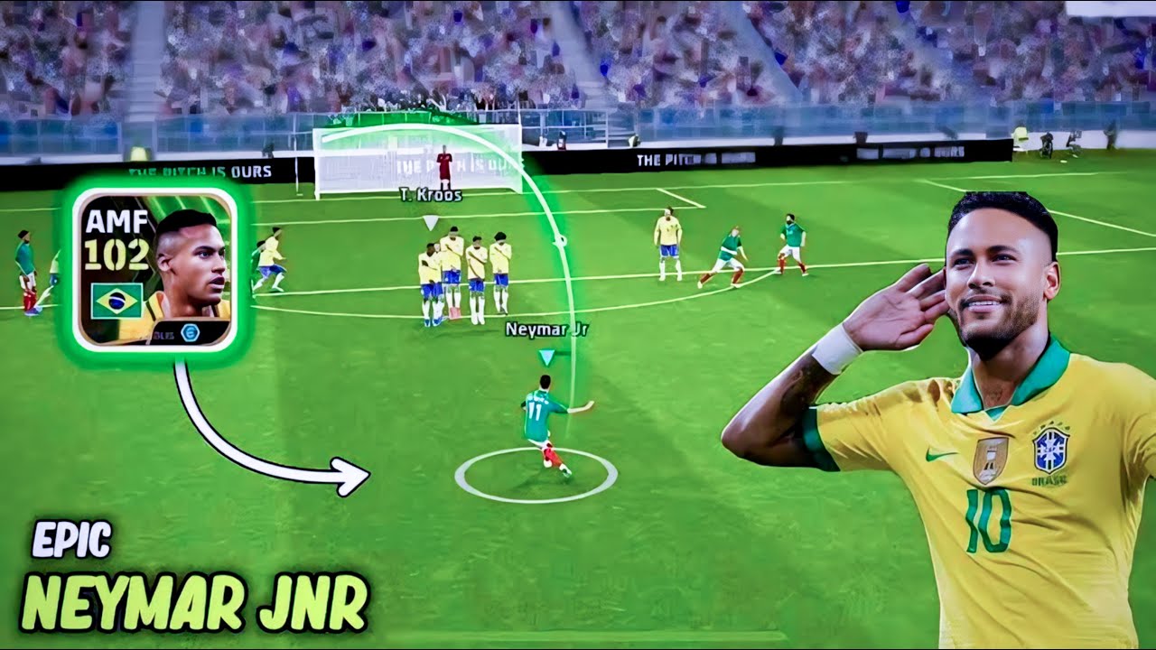 New 102 Rated Booster Brazil Neymar Is Fire🔥 | 102 Booster Neymar🥵 ...