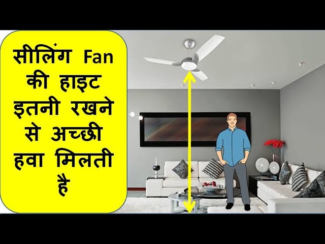Ceiling Fan Height From Floor Code | Shelly Lighting