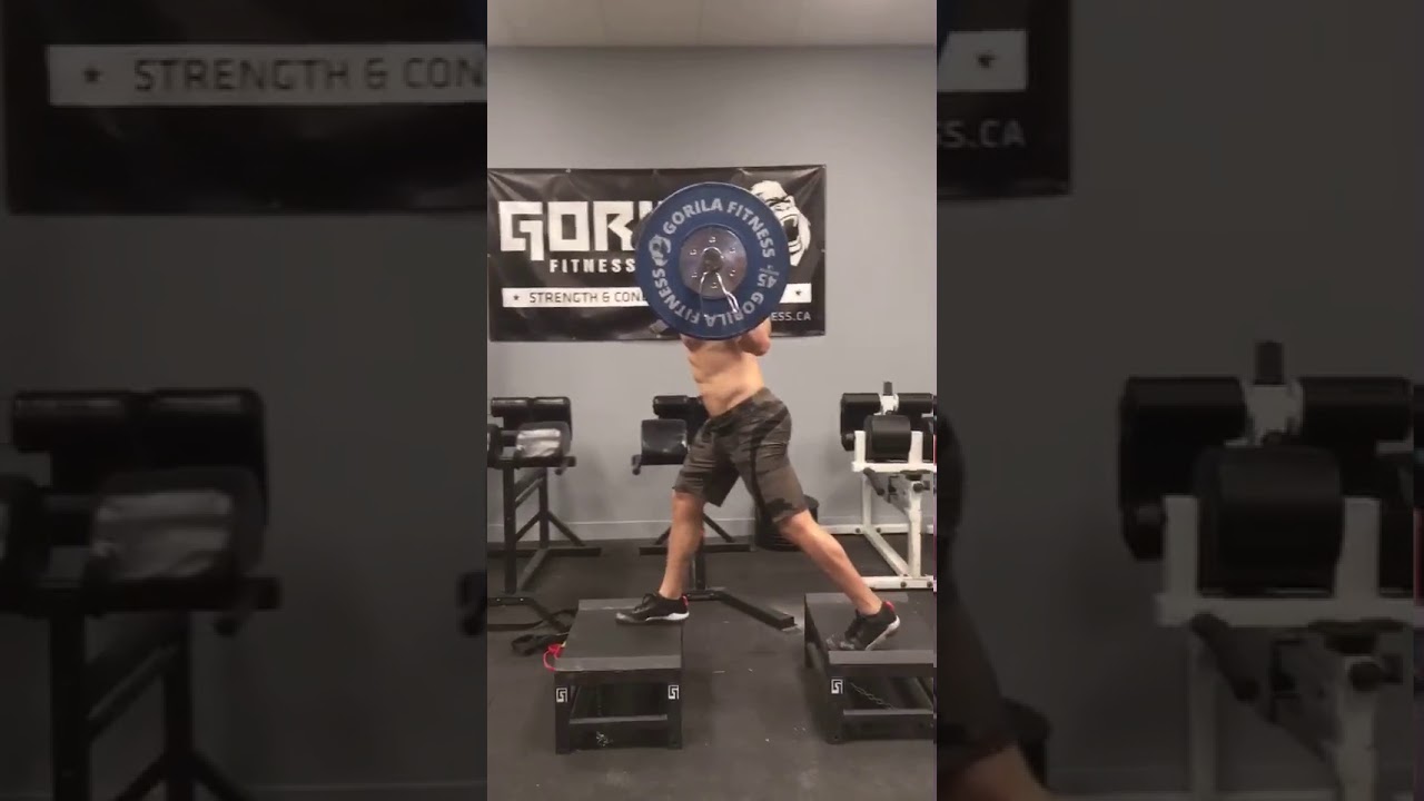 BB Deficit Split Squat - YouTube