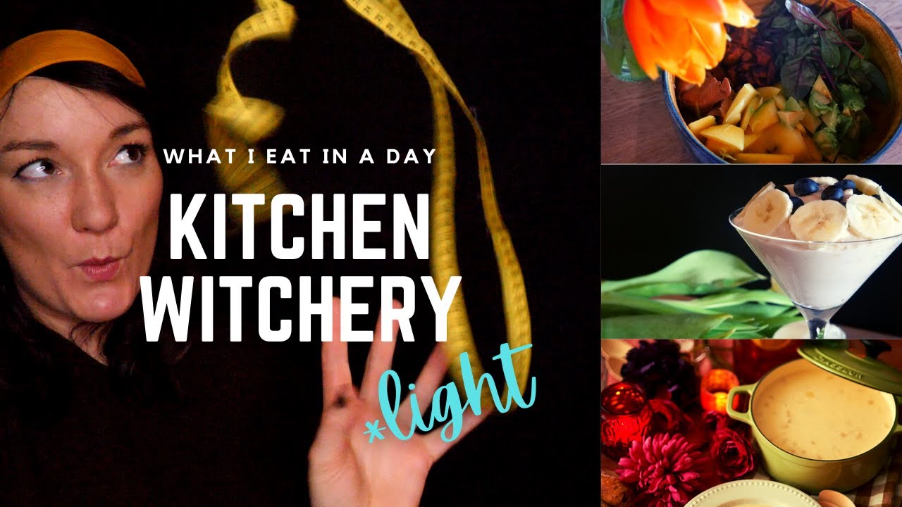 What I eat in a day as a Witch | Magic weight loss - YouTube