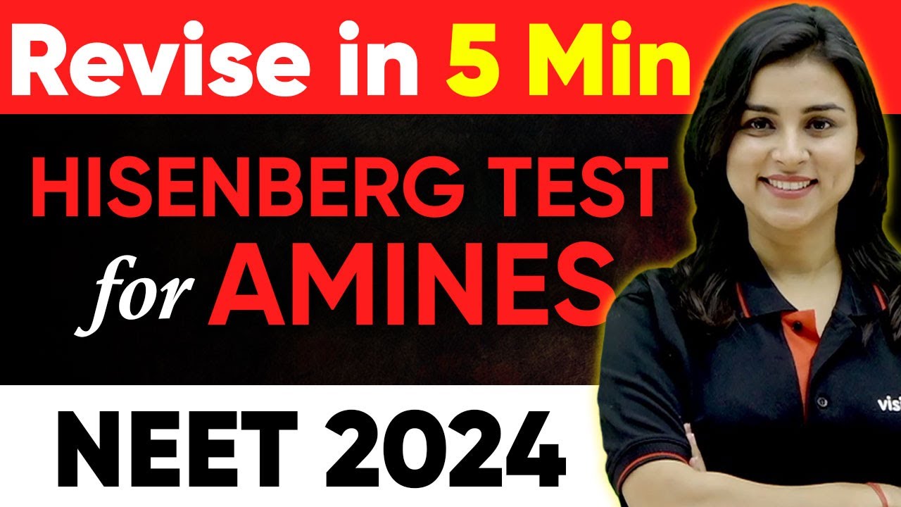 𝗛𝗶𝗻𝘀𝗯𝗲𝗿𝗴 𝗧𝗲𝘀𝘁 𝗙𝗼𝗿 𝗔𝗠𝗜𝗡𝗘𝗦 - Revise in 5 Minutes #neet2024 - YouTube