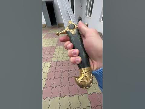 Меч из Дамасской стали - YouTube