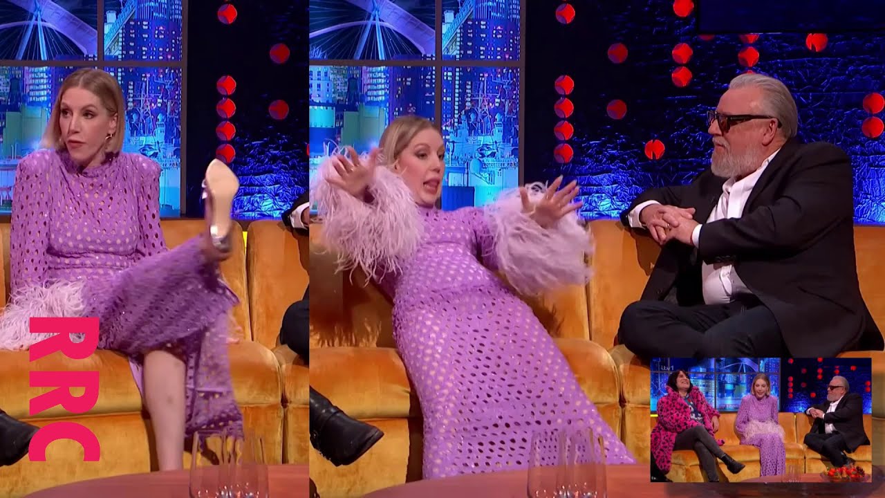 Katherine Ryan @loose mule, lilac dress with cutouts + saucy story ...
