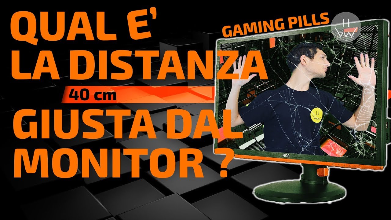 La DISTANZA giusta dal MONITOR - YouTube