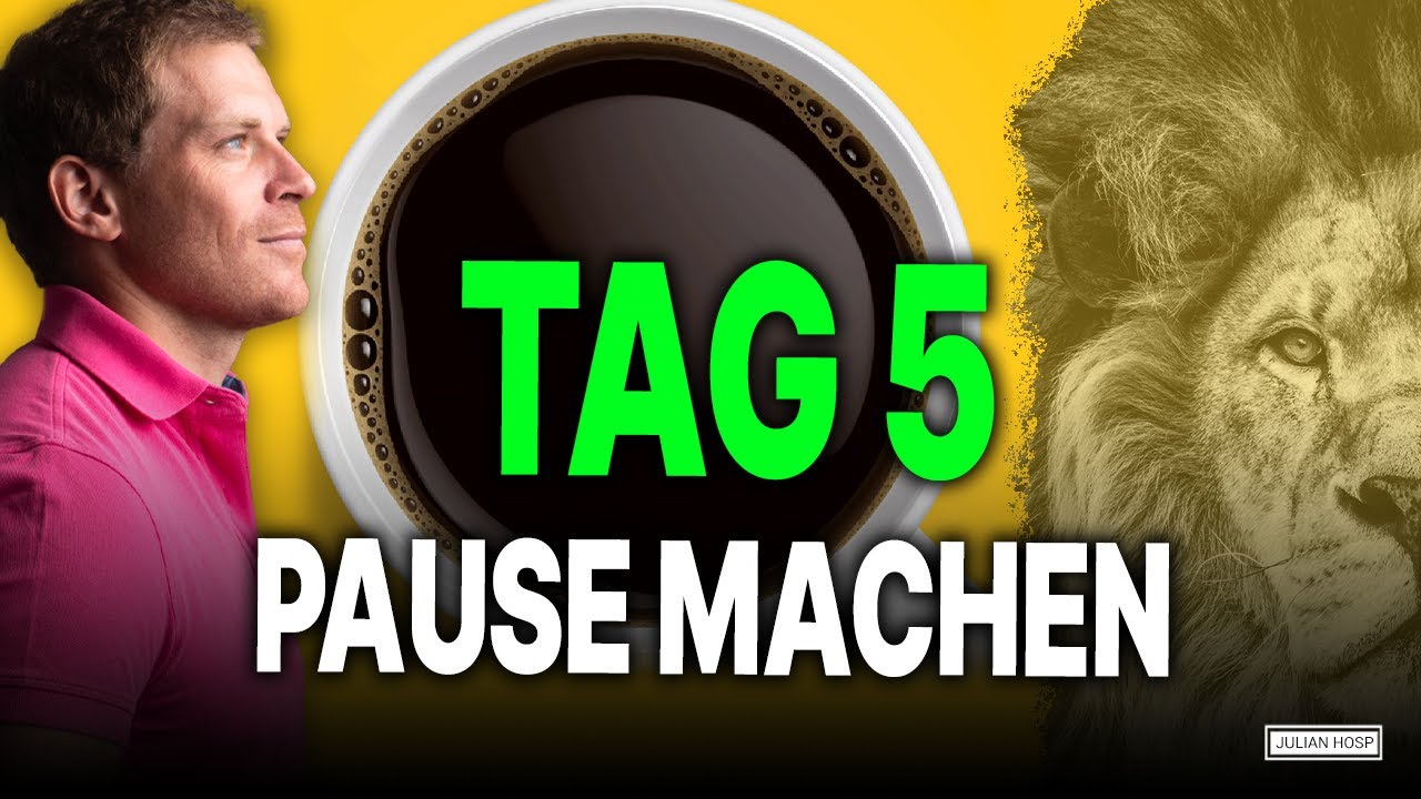 Tag 5 von 90 - Pause machen, aber richtig! - YouTube