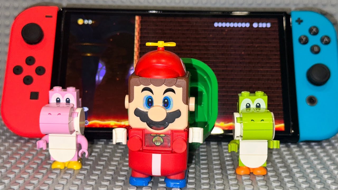 Lego Mario enters the Nintendo Switch game to help find Yoshi’s lost ...