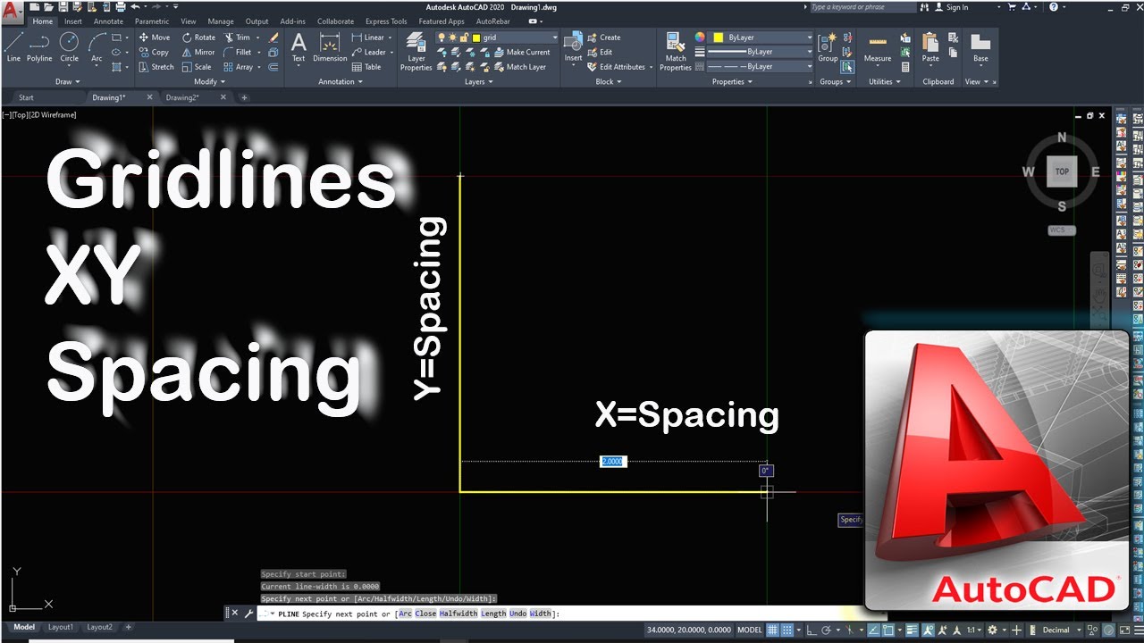 How to Set Gridlines XY Spacing? - YouTube