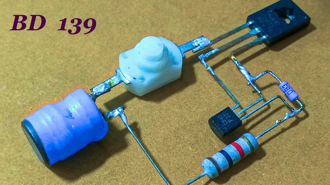 BD139 Transistor |Simple & Useful Transistor Projects| Electronics DIY ...