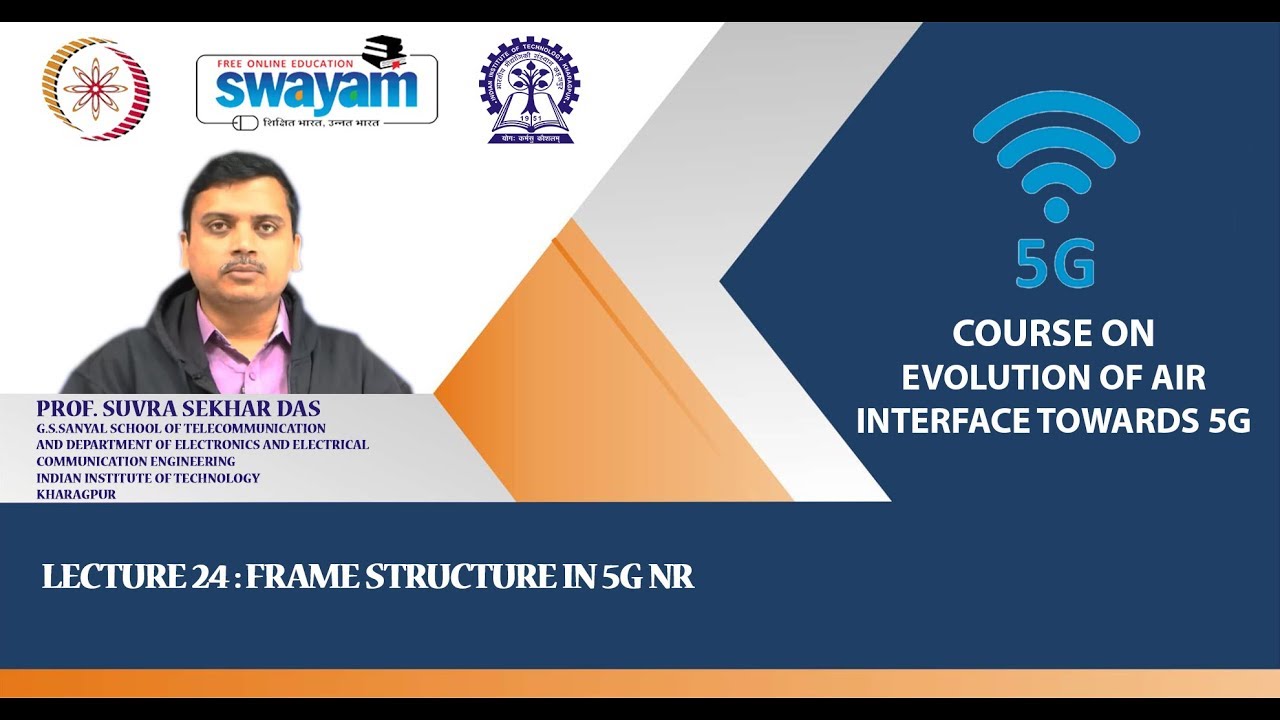 Lecture 24 : Frame Structure in 5G NR - YouTube