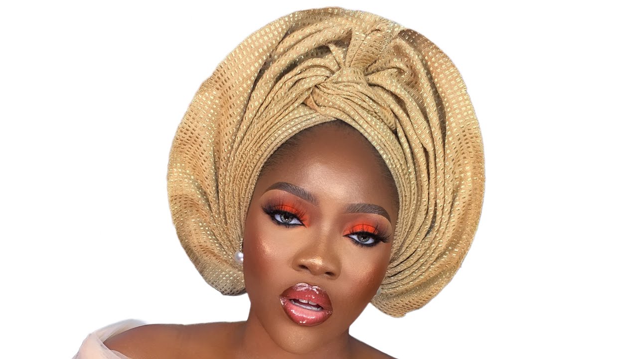 UNCONVENTIONAL DOUBLE SIDED FAN GELE | TRENDING GELE STYLE - YouTube