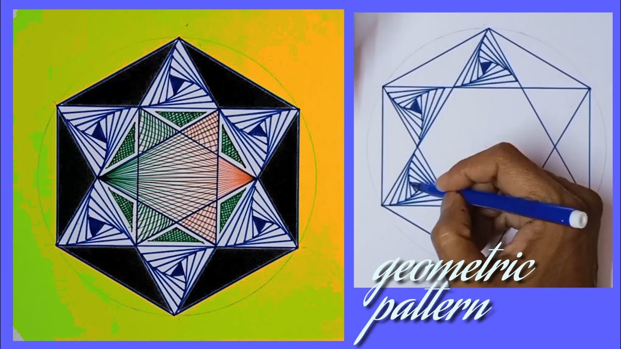 Geometric Pattern and Art | easy to learn | #geometric #geometricart # ...