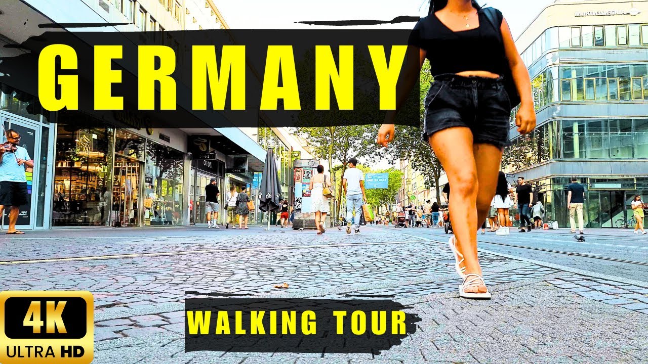 Germany City | Germany City Walk | Karlsruhe | Walk City Tour | 4K Tour ...
