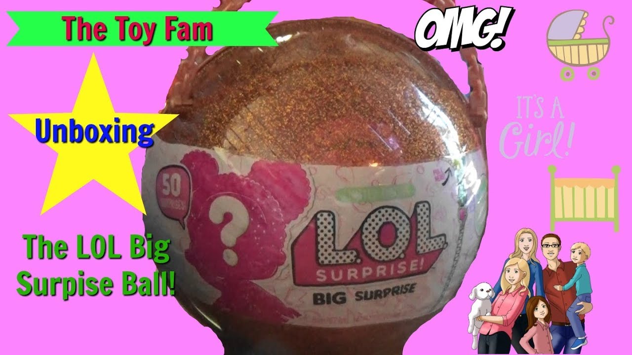 UNBOXING the LOL Big Surprise Ball!! HOT Toy! - YouTube