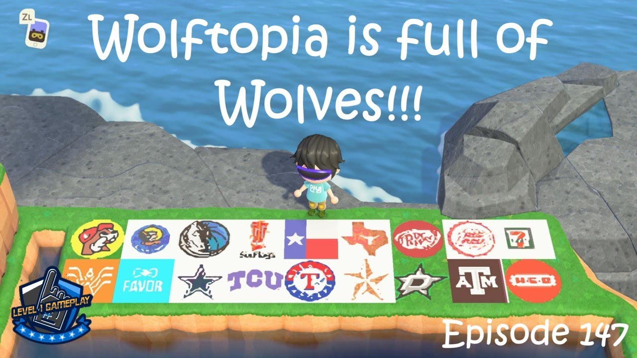 Wolftopia Island is Full of Wolves!!! Animal Crossing New Horizons ...