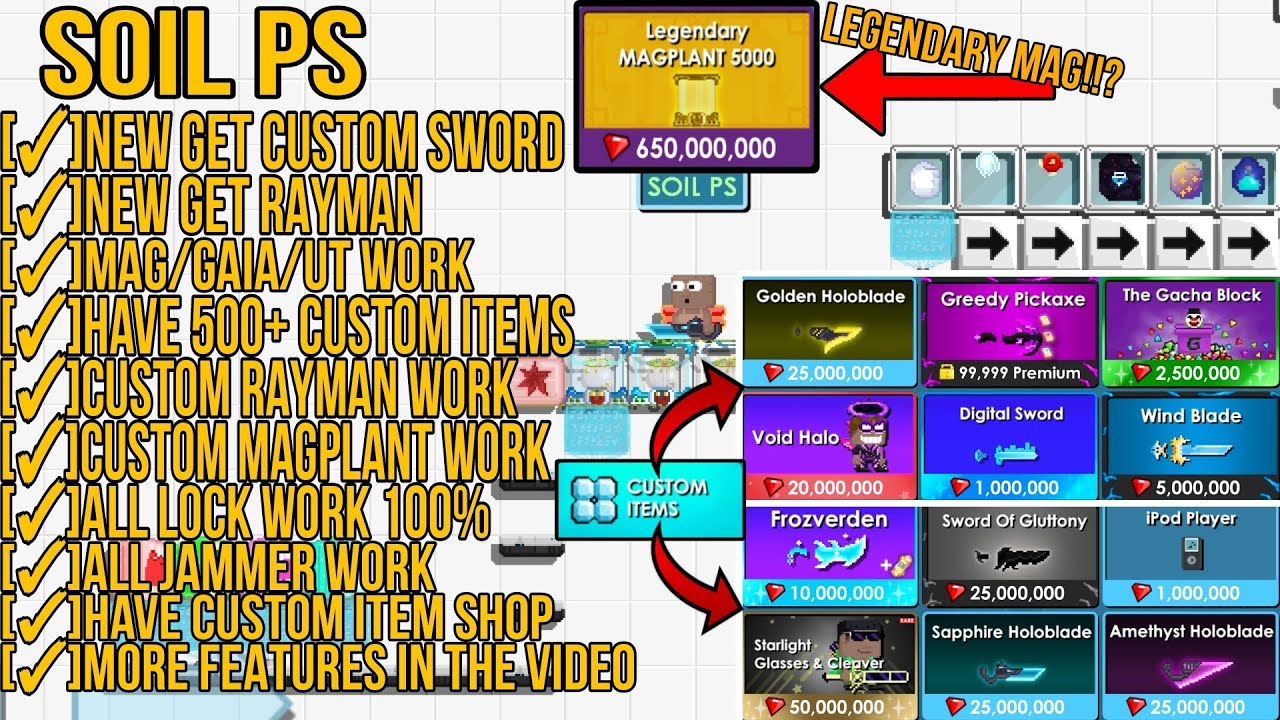 ⭐SOIL PS | FREE ROLE MODERATOR | GROWTOPIA PRIVATE SERVER TERBARU ...