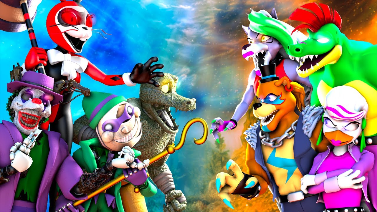 [SFM FNaF] Security Breach Fury's Rage vs Security Breach Villains ...