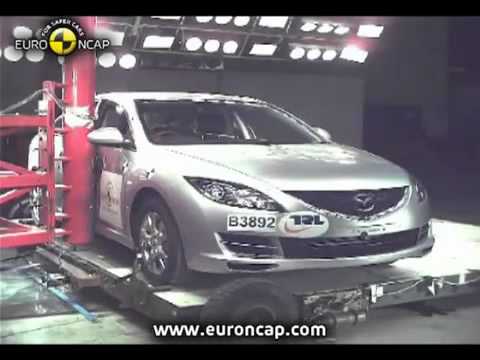 Euro NCAP Mazda 6 2009 Crash test.flv - YouTube