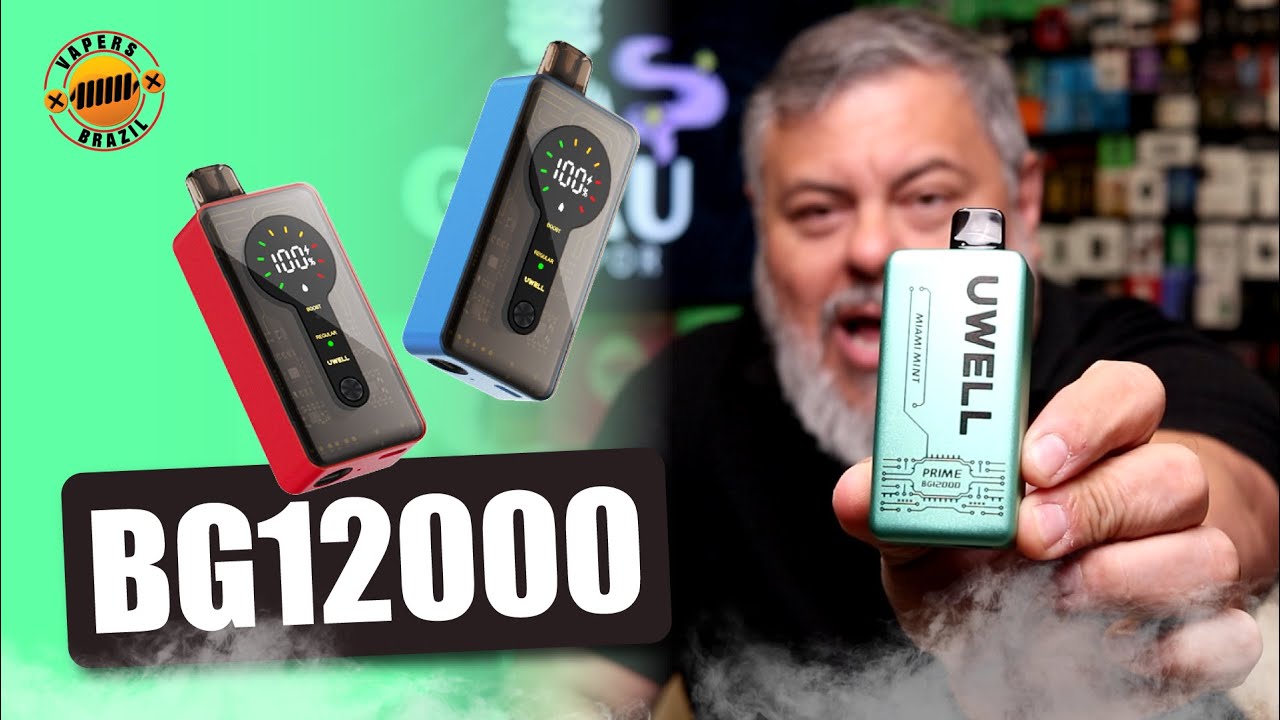 Uwell BG12000 Pod Descartavel 12000 Puffs - YouTube