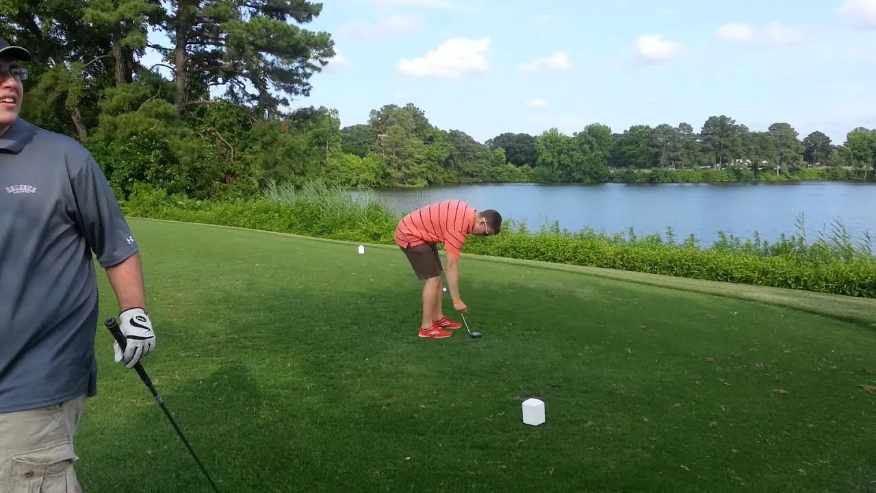 Golfing with my buddies at Lake Wright, Virginia Beach - YouTube