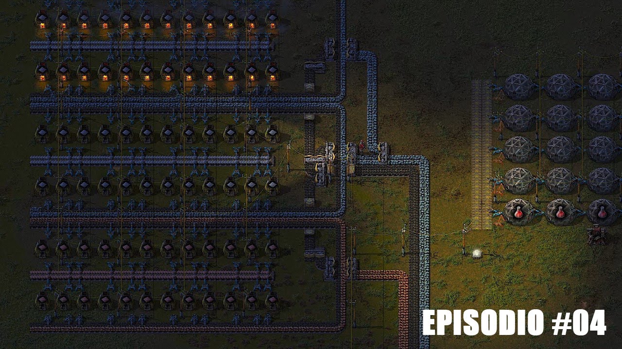 Factorio #4 - Planejando e aumentando as farms - YouTube