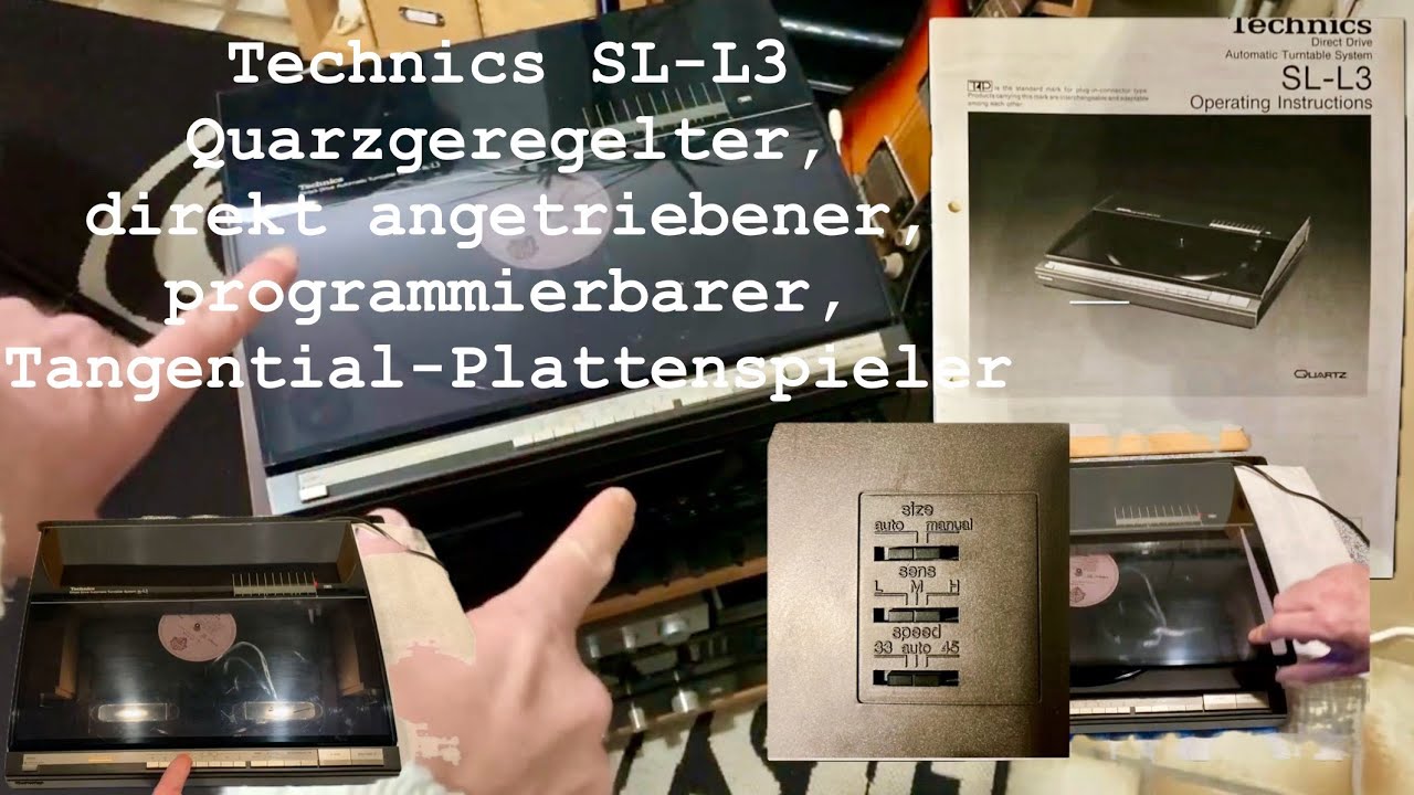 Technics SL-L3 & Ortofon OMT 10 - Tangential-Plattenspieler / Linear ...