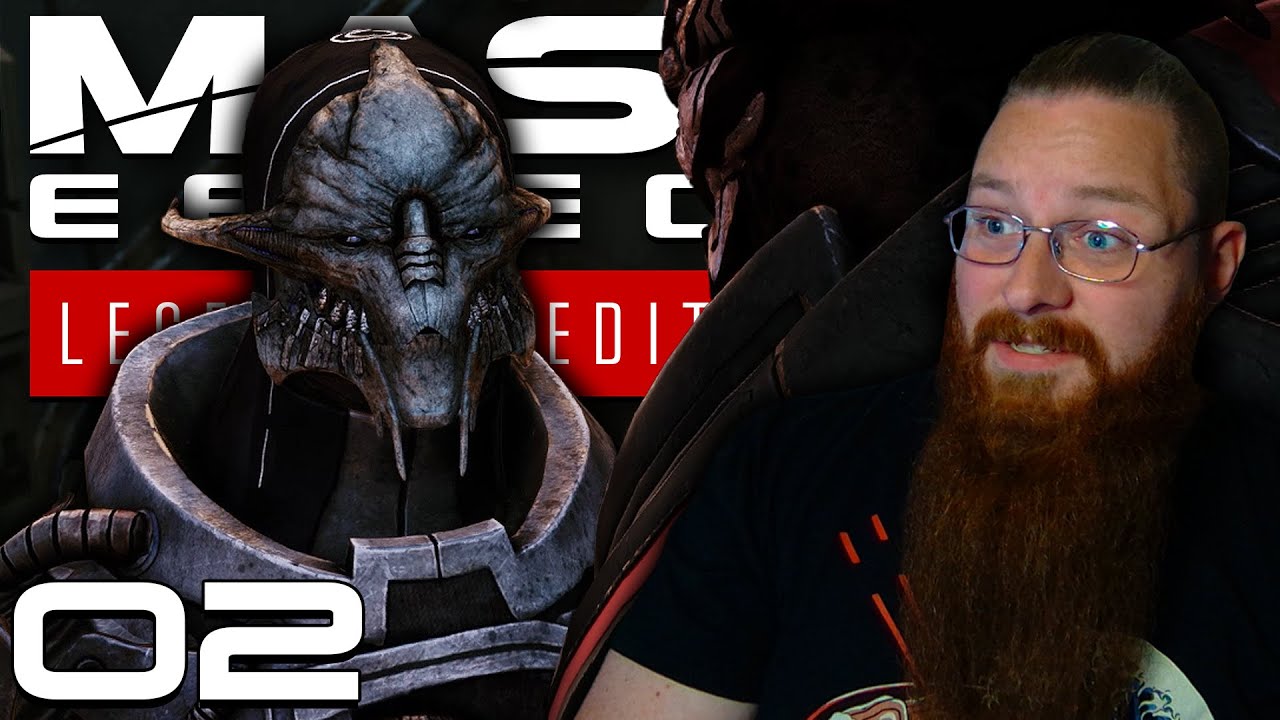 SAREN! | Mass Effect Legendary Edition Let's Play Part 2 - YouTube