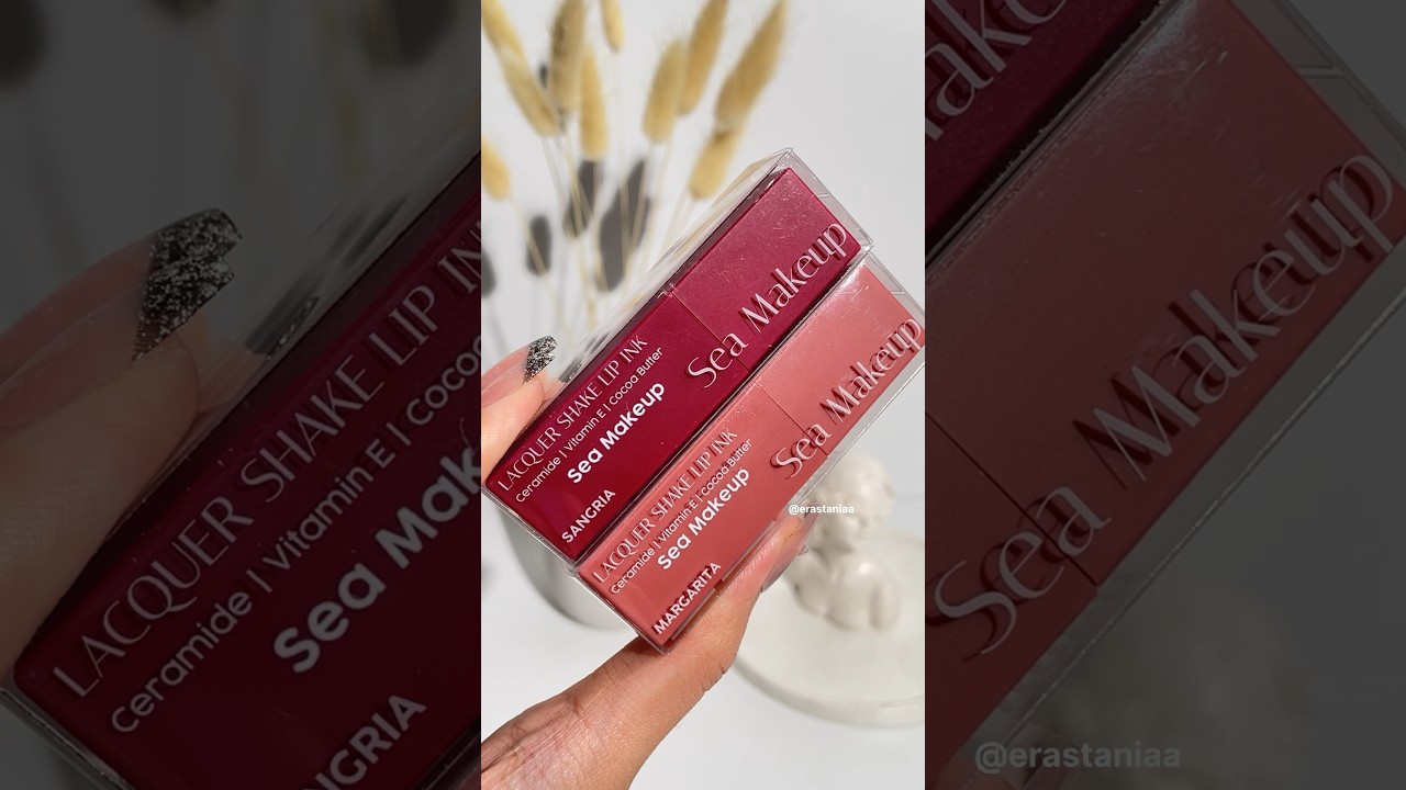 Sea Makeup Lacquer Shake Lip Ink #unboxingmakeup #swatches - YouTube