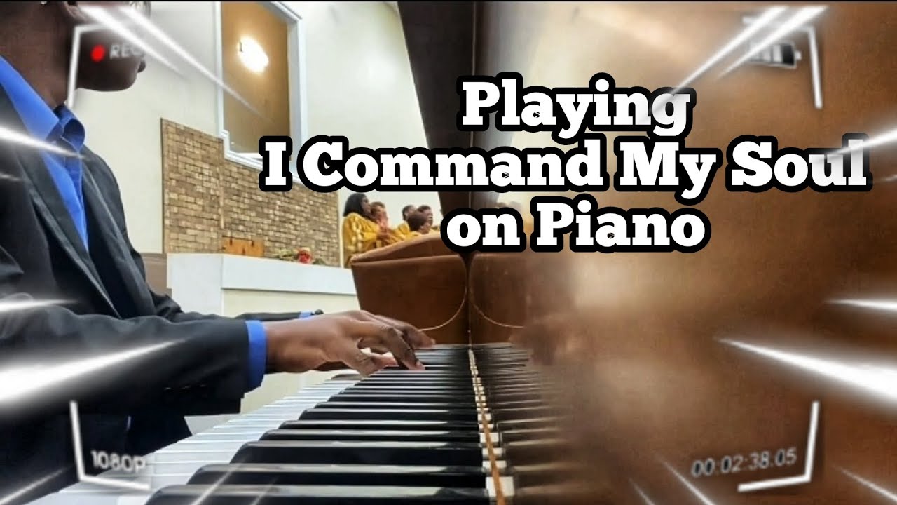 Bishop Neil C. Ellis - I Command My Soul (piano) - YouTube