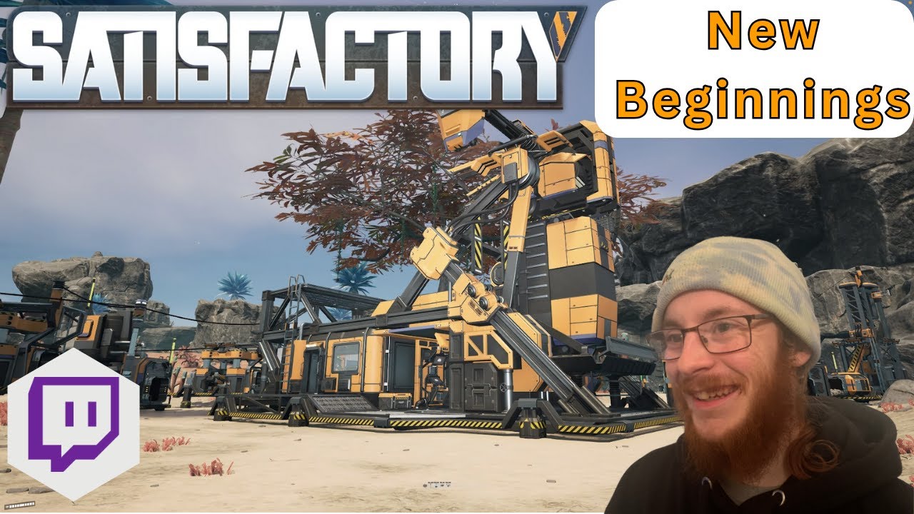 Satisfactory - Starting A Fresh In The Rocky Desert - YouTube