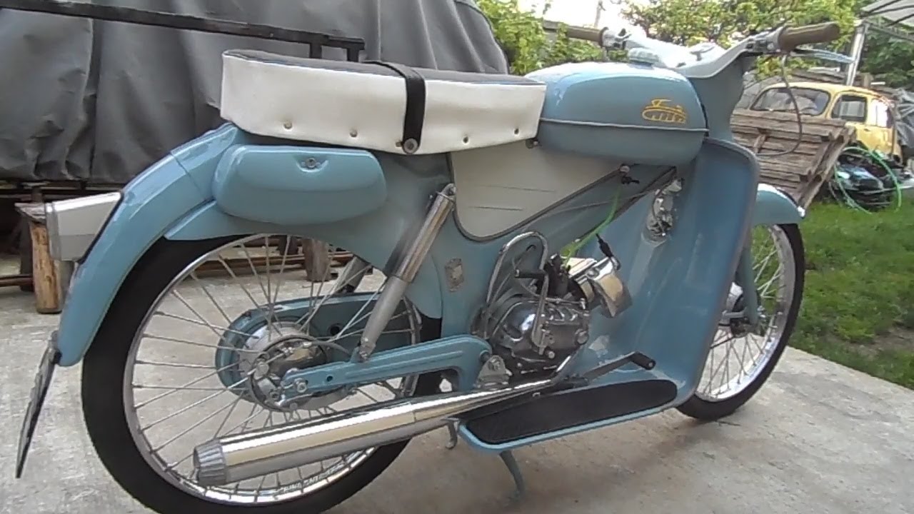 Tomos T 12 50 ccm 1964 After restoration - YouTube