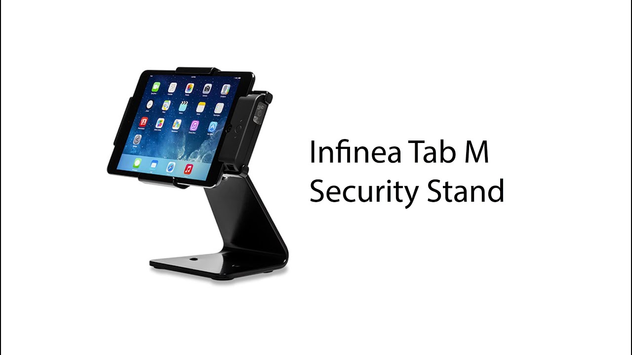 Infinea Tab M Apto Security Stand - iPad Air/Mini - YouTube