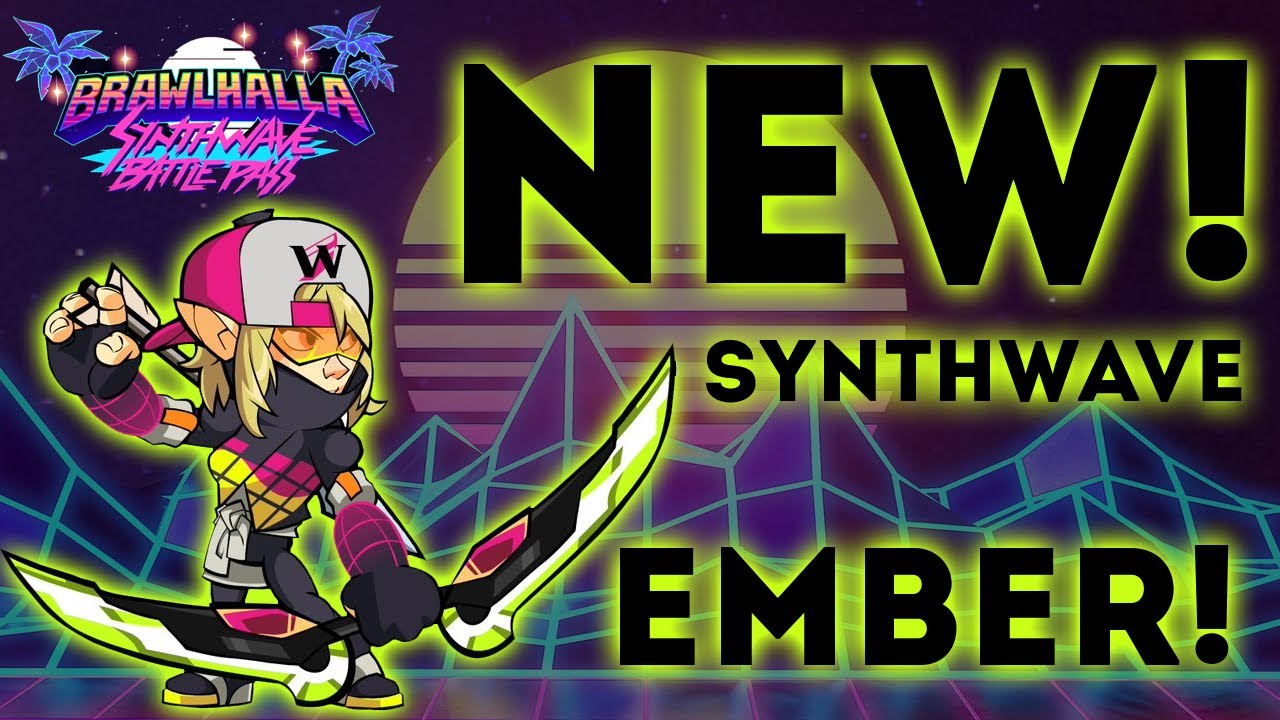 Brawlhalla - More Season 2 Battle Pass Info! New Synthwave Ember Skin ...
