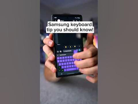 Samsung Keyboard Trick! - YouTube