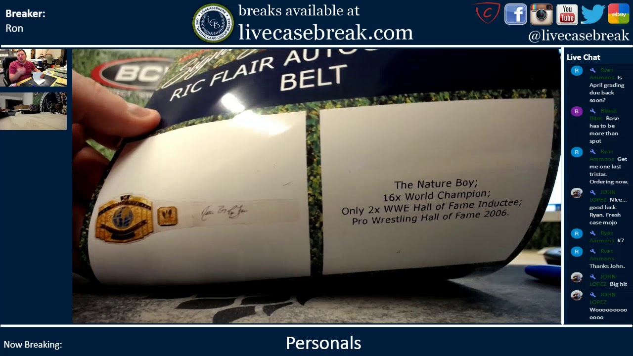 2017 Tristar Signature Series National Edition 1 Envelope Ryan A 4 28 ...