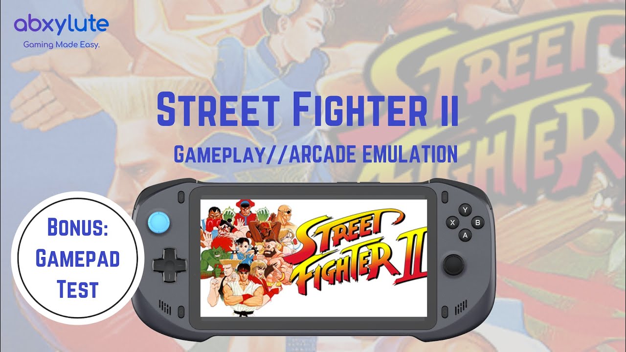 Street Fighter 2 Arcade Emulation + Gamepad Test - YouTube