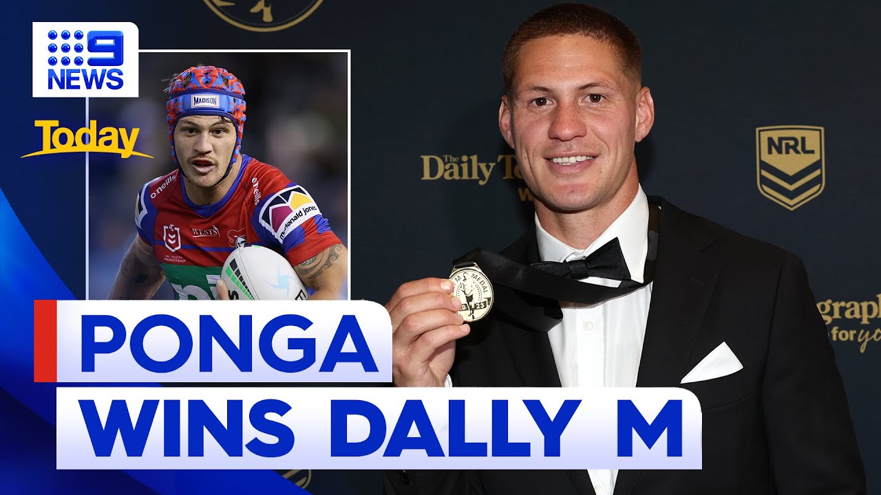 Kalyn Ponga wins 2023 Dally M Medal | 9 News Australia - YouTube