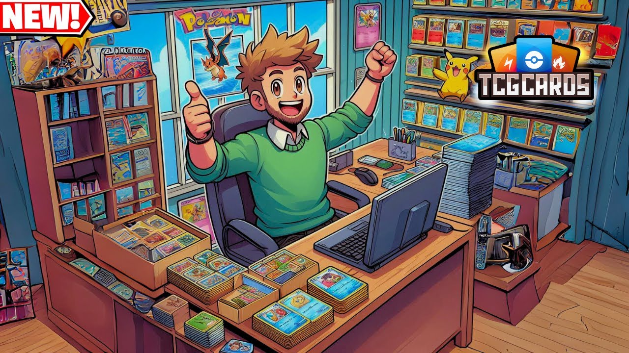 "Building the Ultimate TCG Card Shop LIVE! 💳🃏" - YouTube