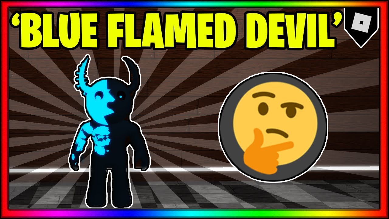 How to get the "BLUE FLAMED DEVIL" BADGE + SKIN/MORPH in CUSTOM PIGGY ...