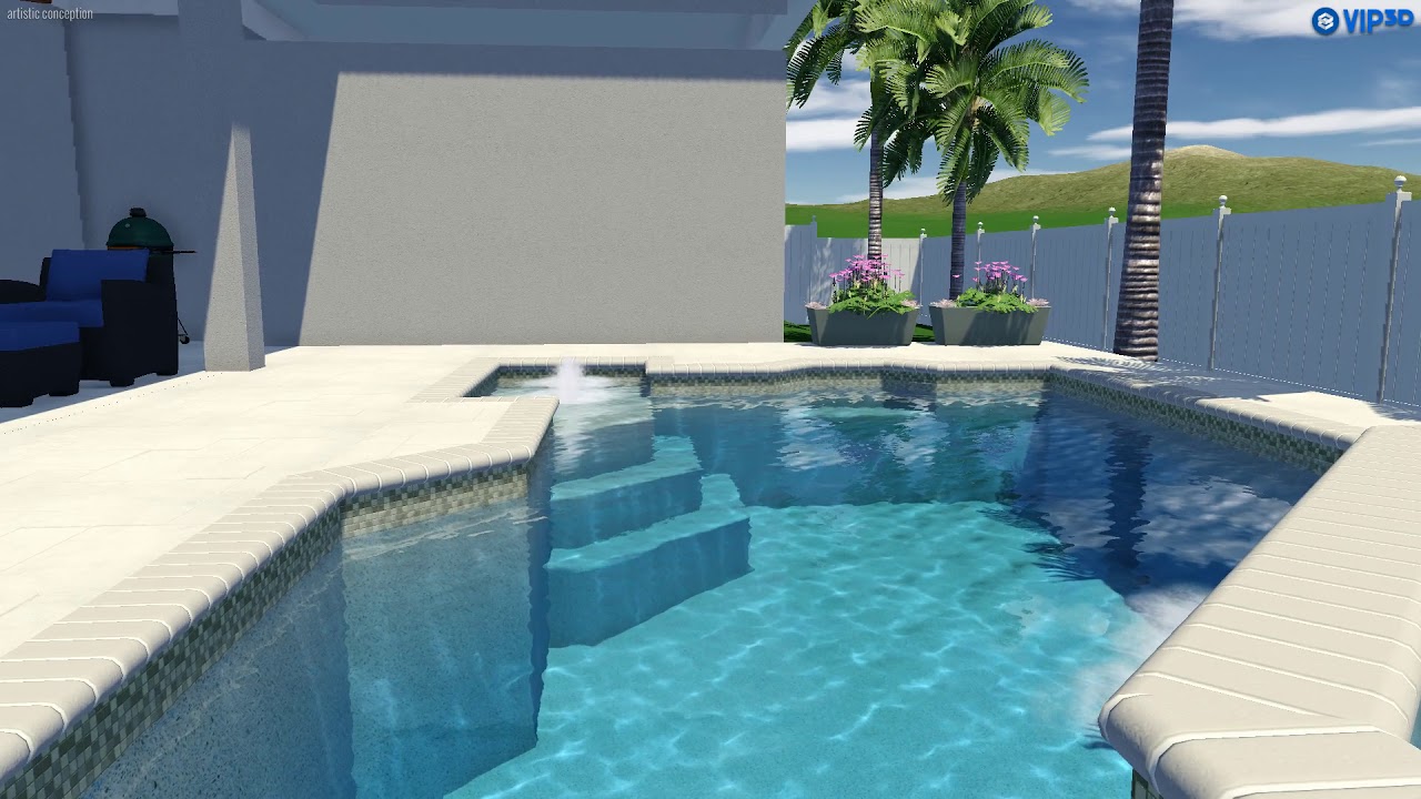 David Borota Pool and Spa - Vip3D - 3D Swimming Pool Design Software ...