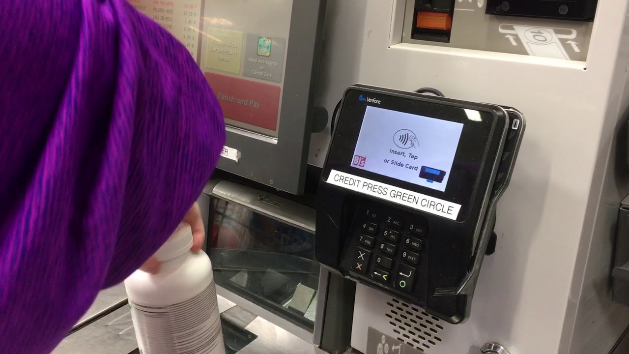 IBM belt self checkout at BJ’S - YouTube