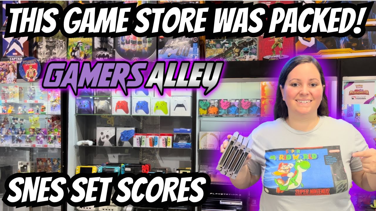 I STOPPED in North Carolina at Gamers Alley to Find Video Games! SNES ...