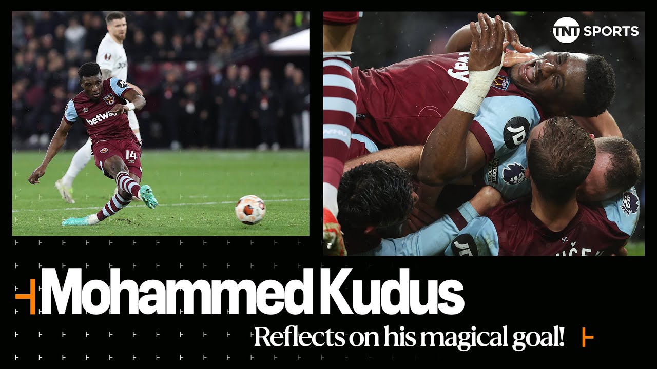 Mohammed Kudus on his sensational goal 🥶 | West Ham 5-0 SC Freiburg ...