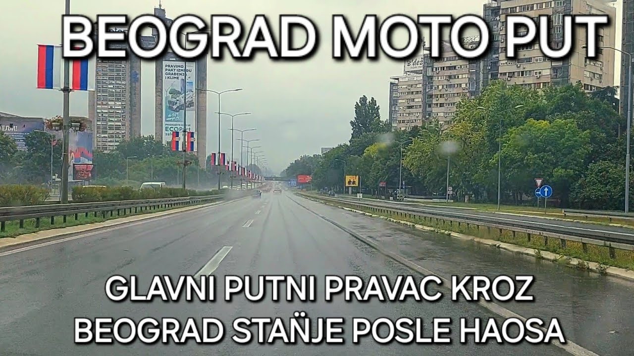 Beograd Moto put dan posle haosa i nevremena direktno stanje na ...
