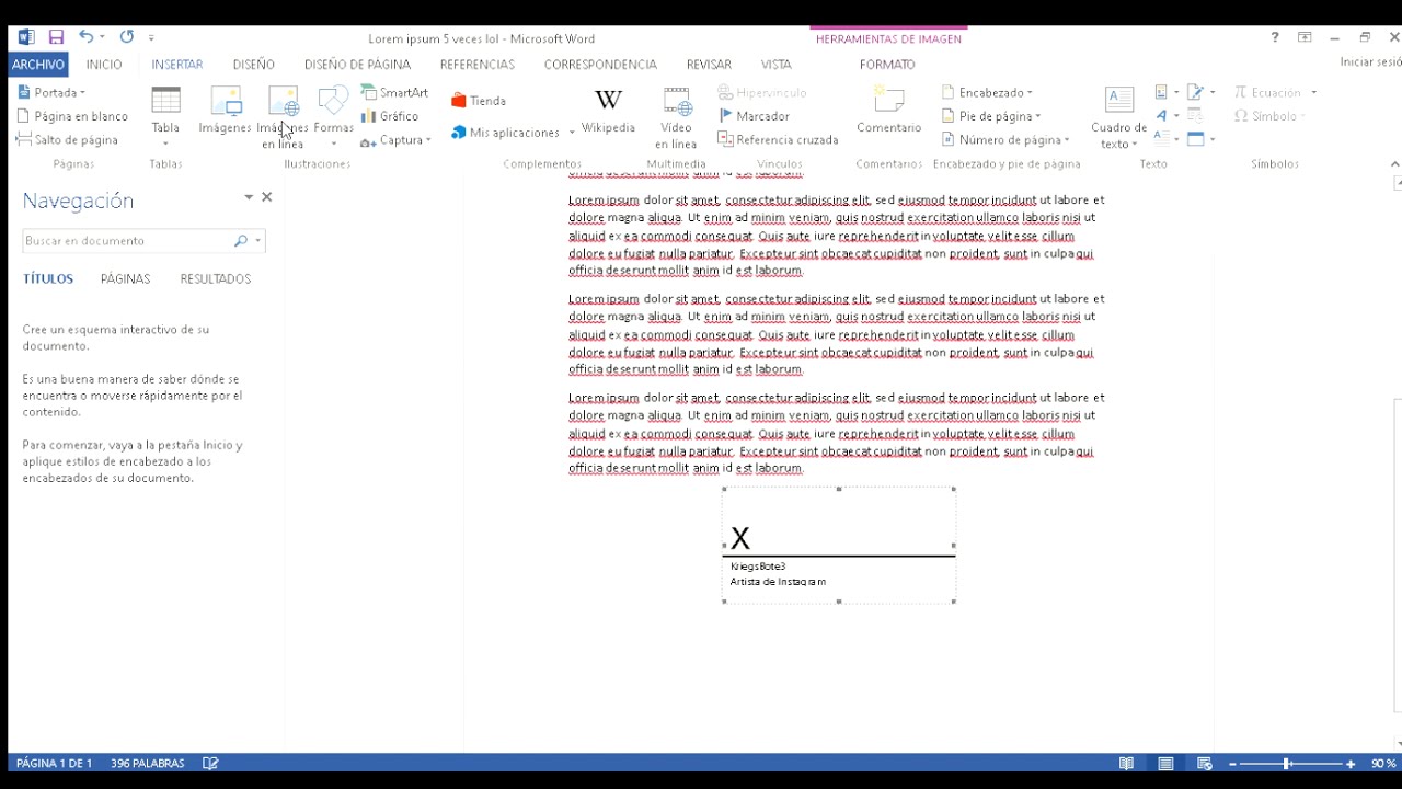 Cómo agregar una línea de firma a un documento de Word - Word 2013 ...