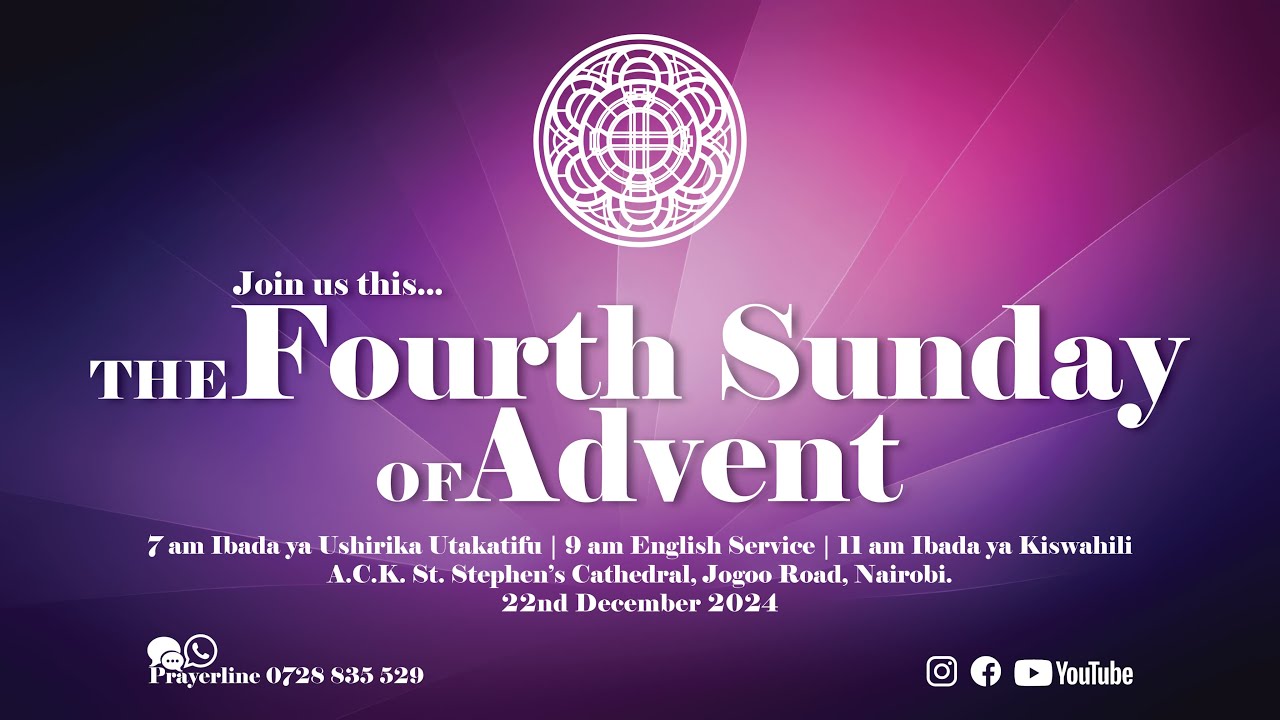 Fourth Sunday of Advent | 9AM Service | 22nd December 2024 - YouTube